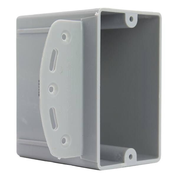 Cantex New Work 1-Gang 20 cu. in. Electrical Outlet Box and Switch Box ...