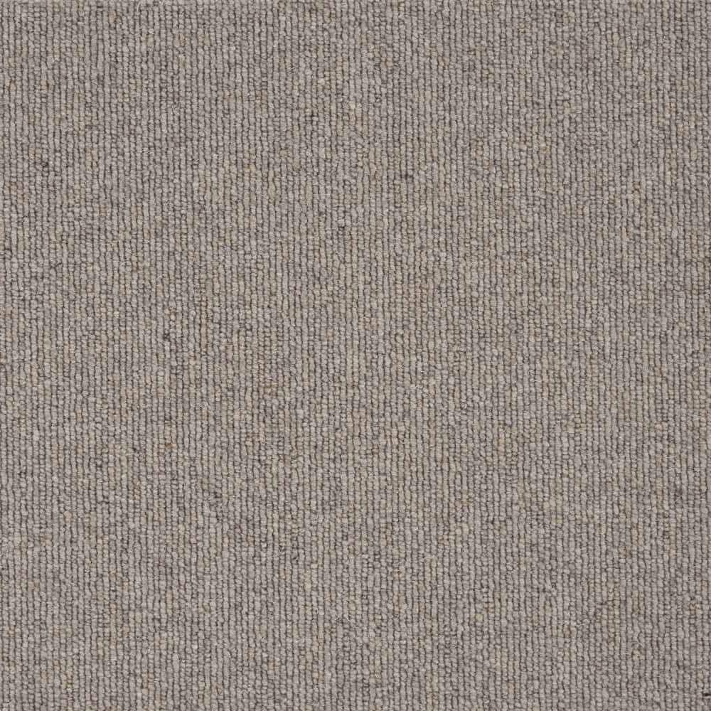 Natural Harmony Albaran Quarry Brown 13.2 ft. 32 oz. Wool Berber Carpet ...