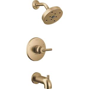 Delta Linden Gold In2ition 2-in-1 Rough Not Included 1-Handle Shower ...