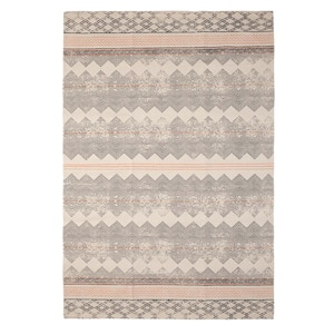 French Connection Cherokee Strawberry Blush 4 ft. x 6 ft. Stonewash ...