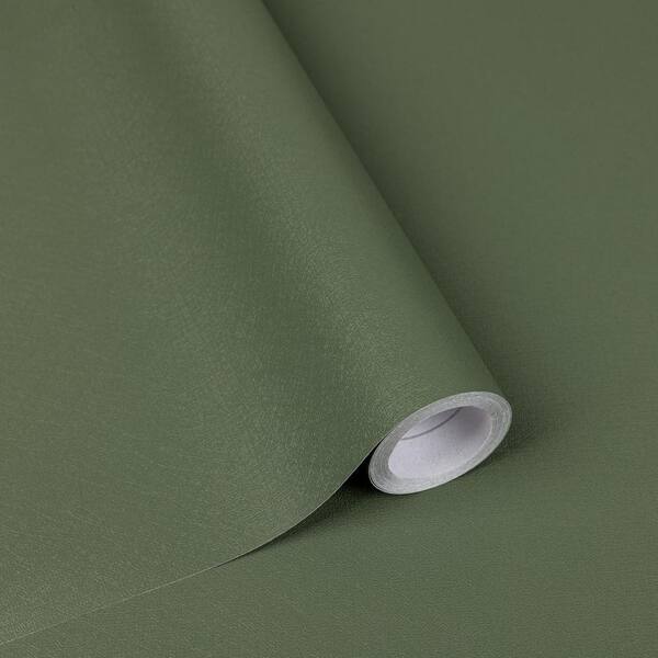 Solid Green Contact Paper Peel and Stick Wallpaper Roll Z0BW44FLRB ...