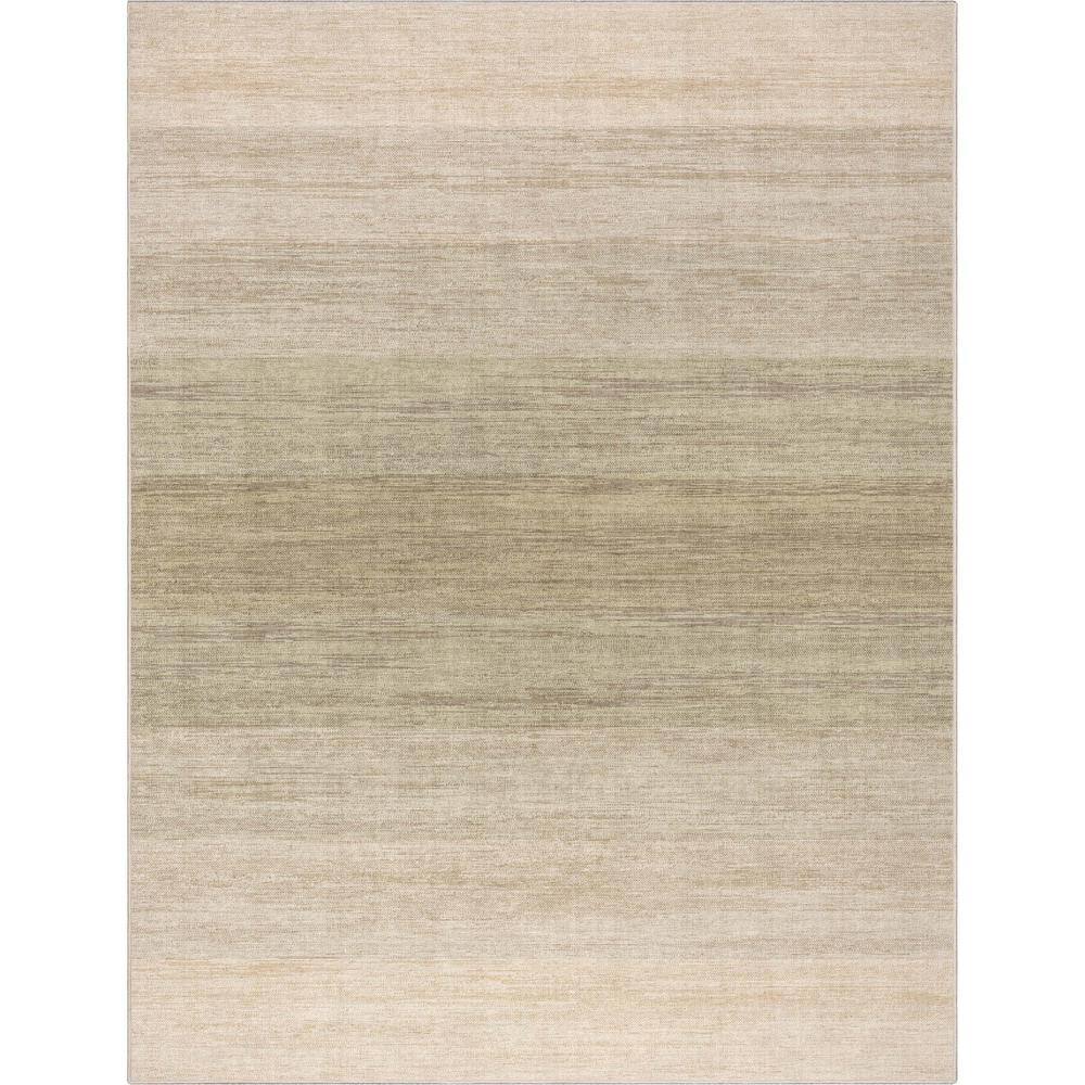 Well Woven Beige Green 9 ft. 10 in. x 13 ft. Flat-Weave Abstract Sunset ...