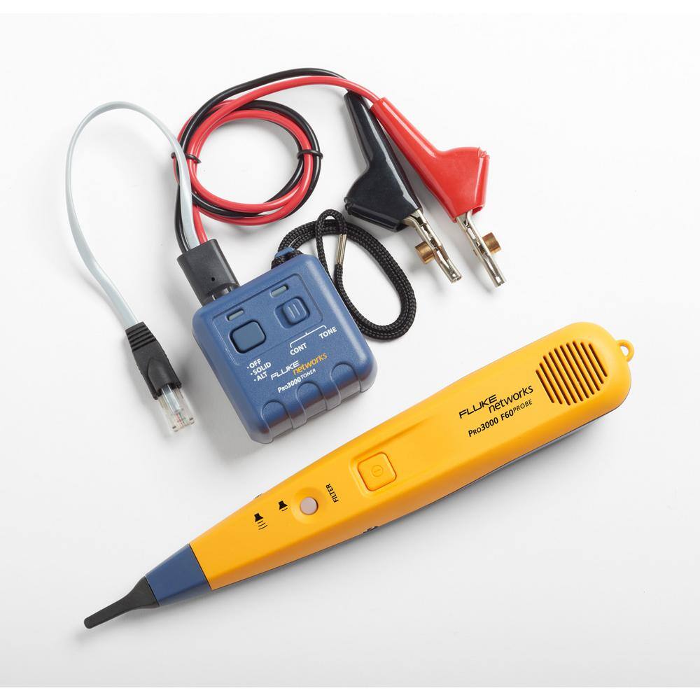Fluke Networks PRO3000F60-KIT Analog Probe with 60Hz Filter and Tone ...