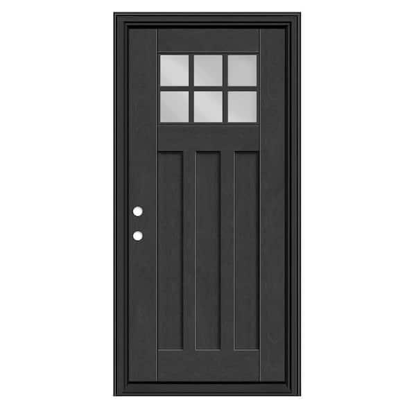 Steves & Sons Regency 32 in. x 80 in. 6Lite Toplite Clear Glass RHIS ...