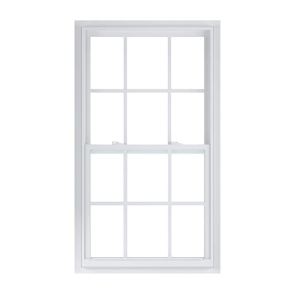 American Craftsman 31.375 in. x 59.25 in. 50 Series White Single Hung ...