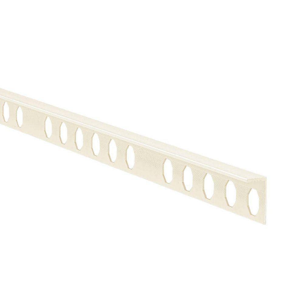 EMAC Novosuelo Pergamon Beige 1/2 in. x 98-1/2 in. Aluminum Tile Edging ...