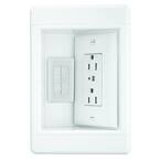 Legrand Pass & Seymour 1 Gang Recessed TV Media Box Kit with Surge ...