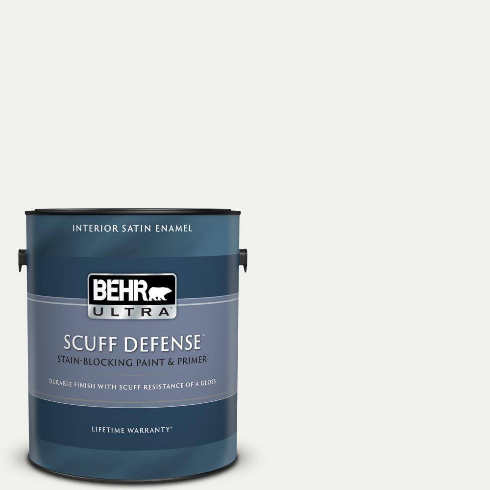 BEHR ULTRA 1 gal. #610E-1 Windmill Wings Extra Durable Satin Enamel ...