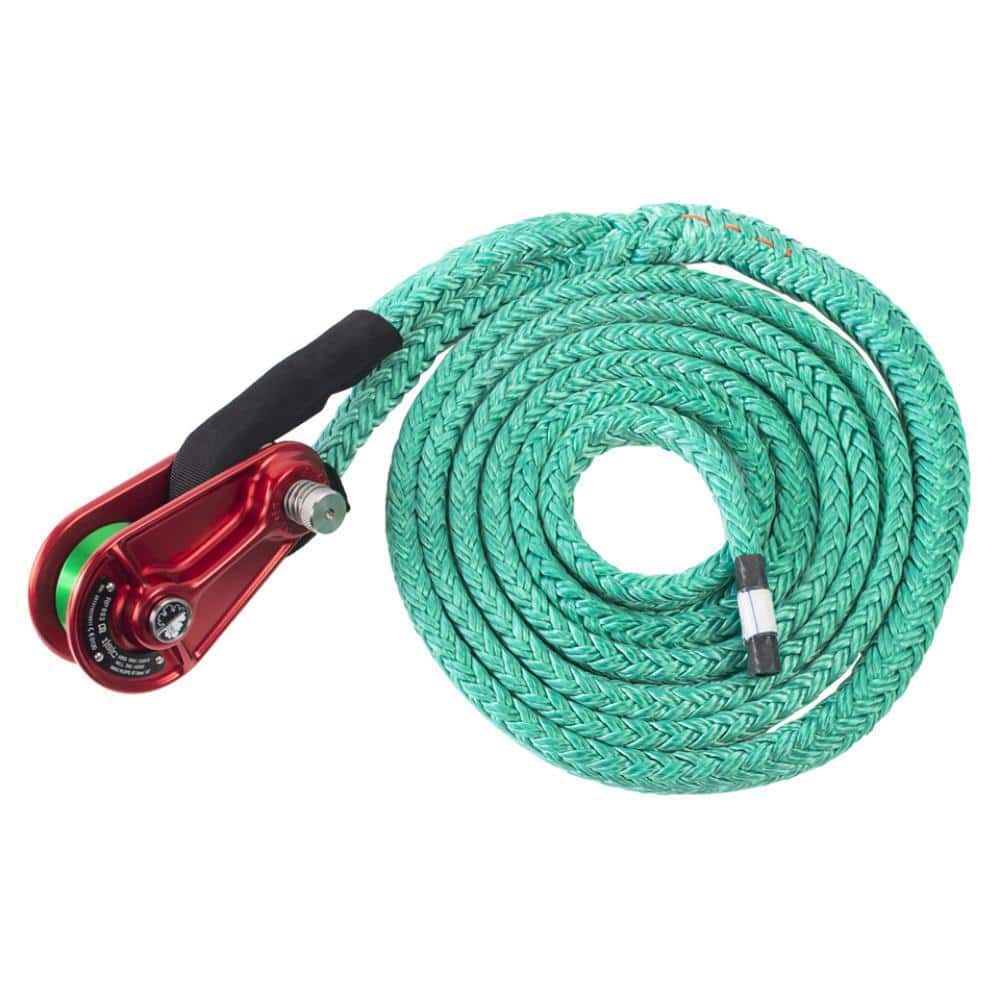 ROPE LOGIC 3/4 in. x 12 ft. Tenex Sling with ISC Aluminum 2.4-Ton Block ...