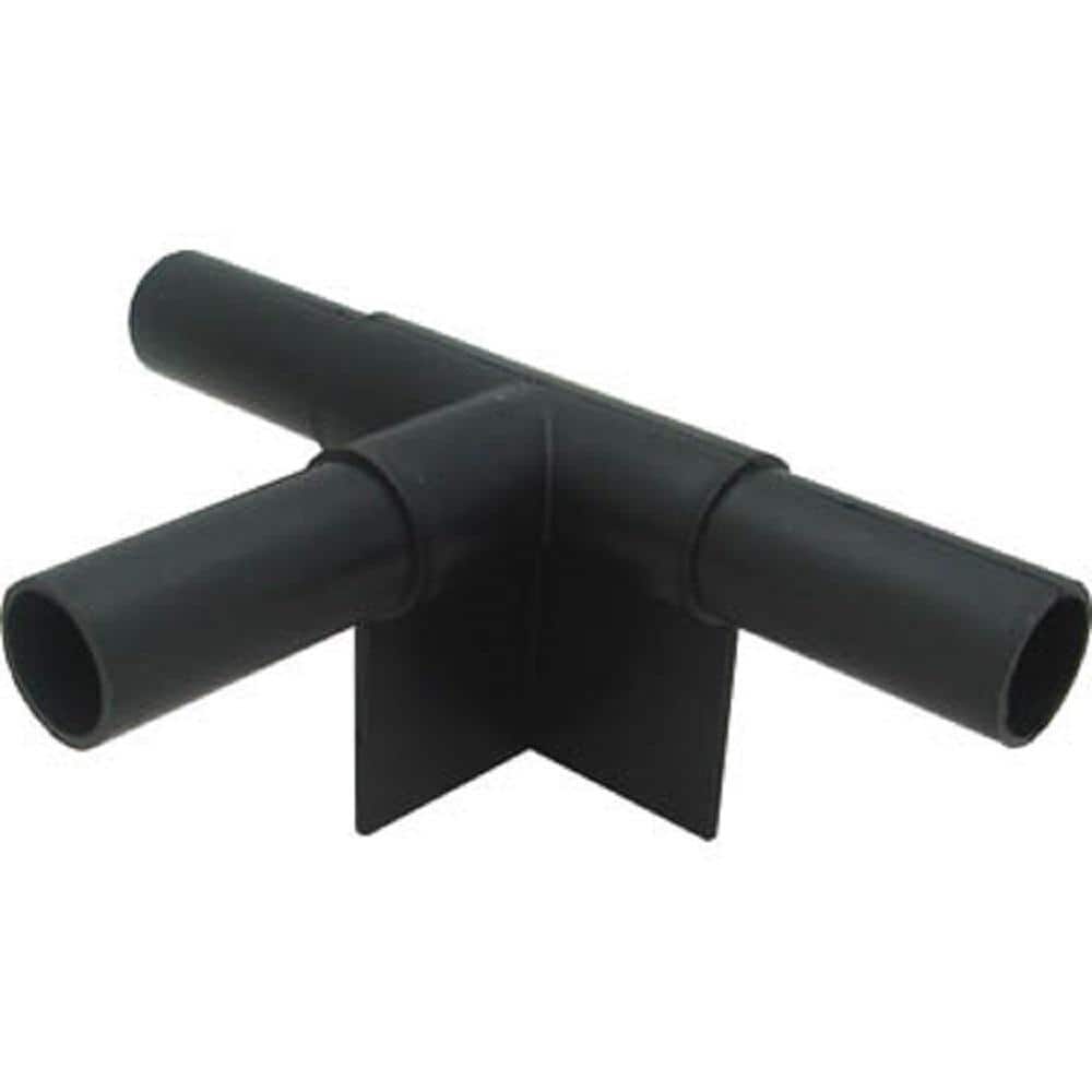 VALLEY VIEW 6-3/4 in. x .75 in. Black Polypropylene Resin T-Shape Bead ...