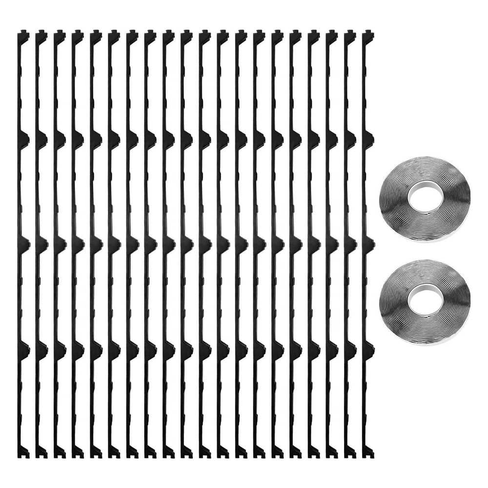 xinyoec 20-Piece EVA Roofing Foam Strips with 2 Rolls of Butyl Tape ...