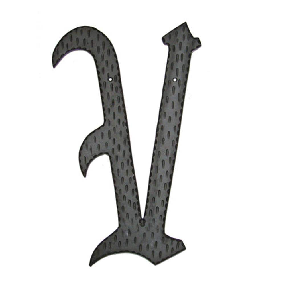 Montague Metal Products 24 in. Home Accent Monogram V HAM-24-V - The ...