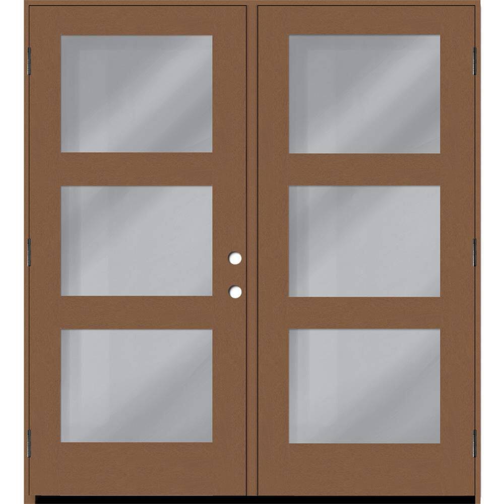 Reviews for Steves & Sons Regency 60 in. x 80 in. Modern 3L Equal Clear ...