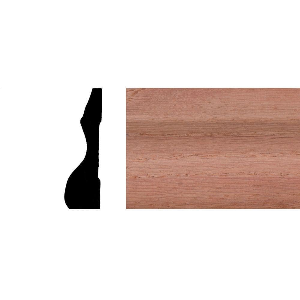 Builder's Choice COL386 7/16 in. x 2-1/4 in. Oak Wood Casing HDO386 ...