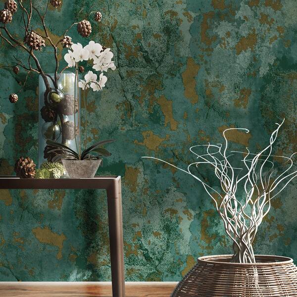 Textured Wallpaper Green