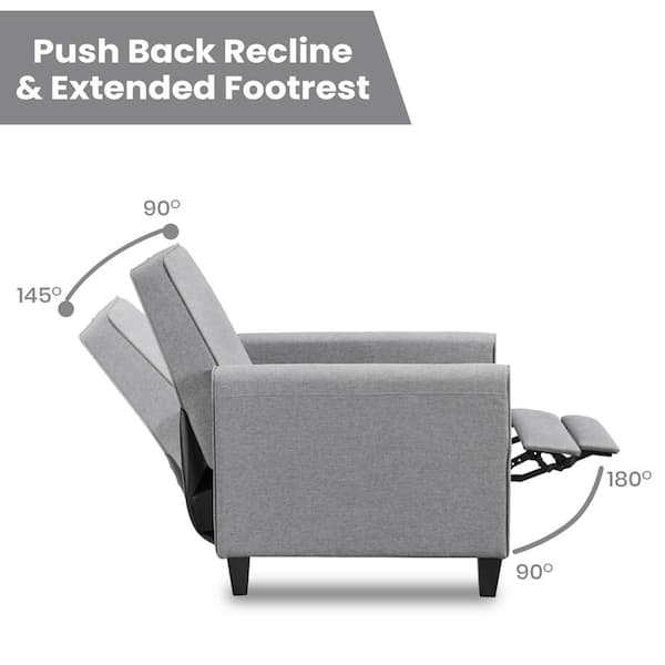 Recliner hard to push down store