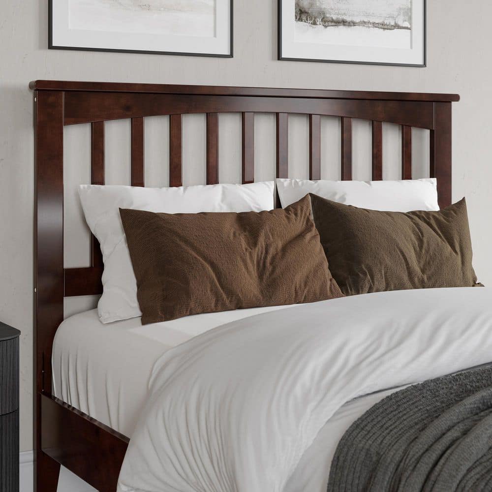 Reviews for AFI Mission Walnut Brown Solid Wood Full Headboard | Pg 1 ...