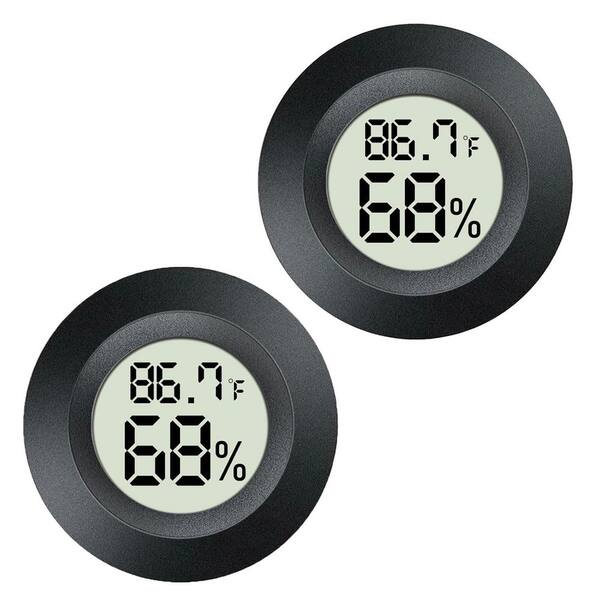 Justincity LCD Mini Indoor Outdoor Hygrometer Thermometer Wireless ...