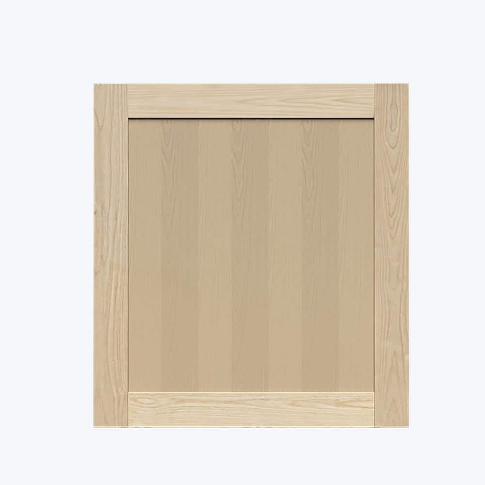 LIFEART CABINETRY Lancaster Natural Wood Decorative Door Panel 27 in. W ...