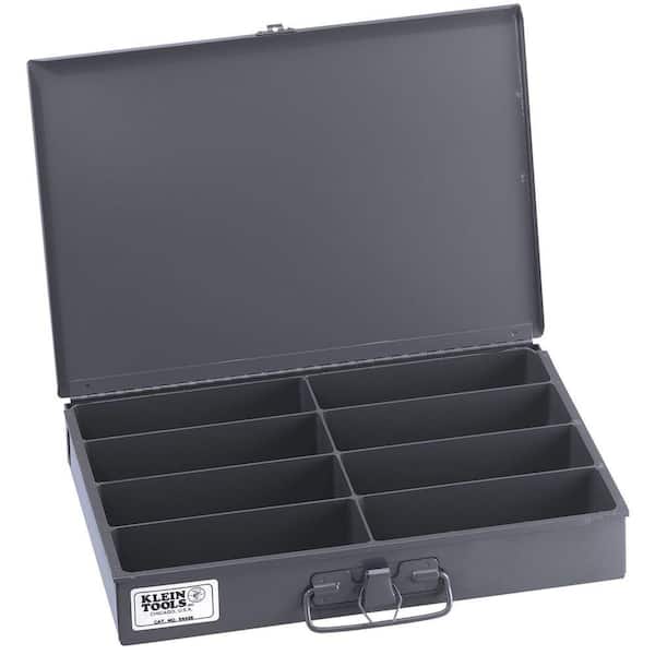 Klein Tools Mid-Size 8-Compartment Small Parts Organizer Storage Box ...