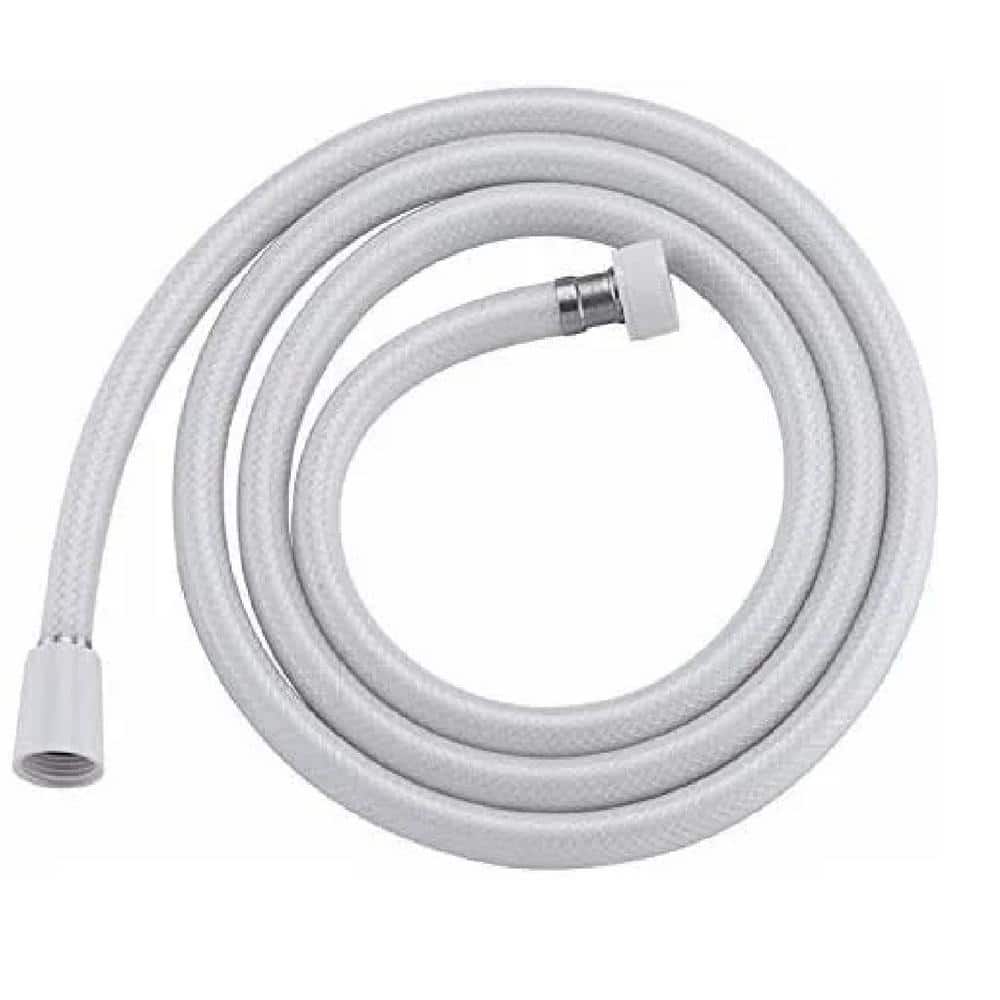 Lukvuzo PVC Shower Hose 59 Inches Extra Long Smooth Handheld Shower ...