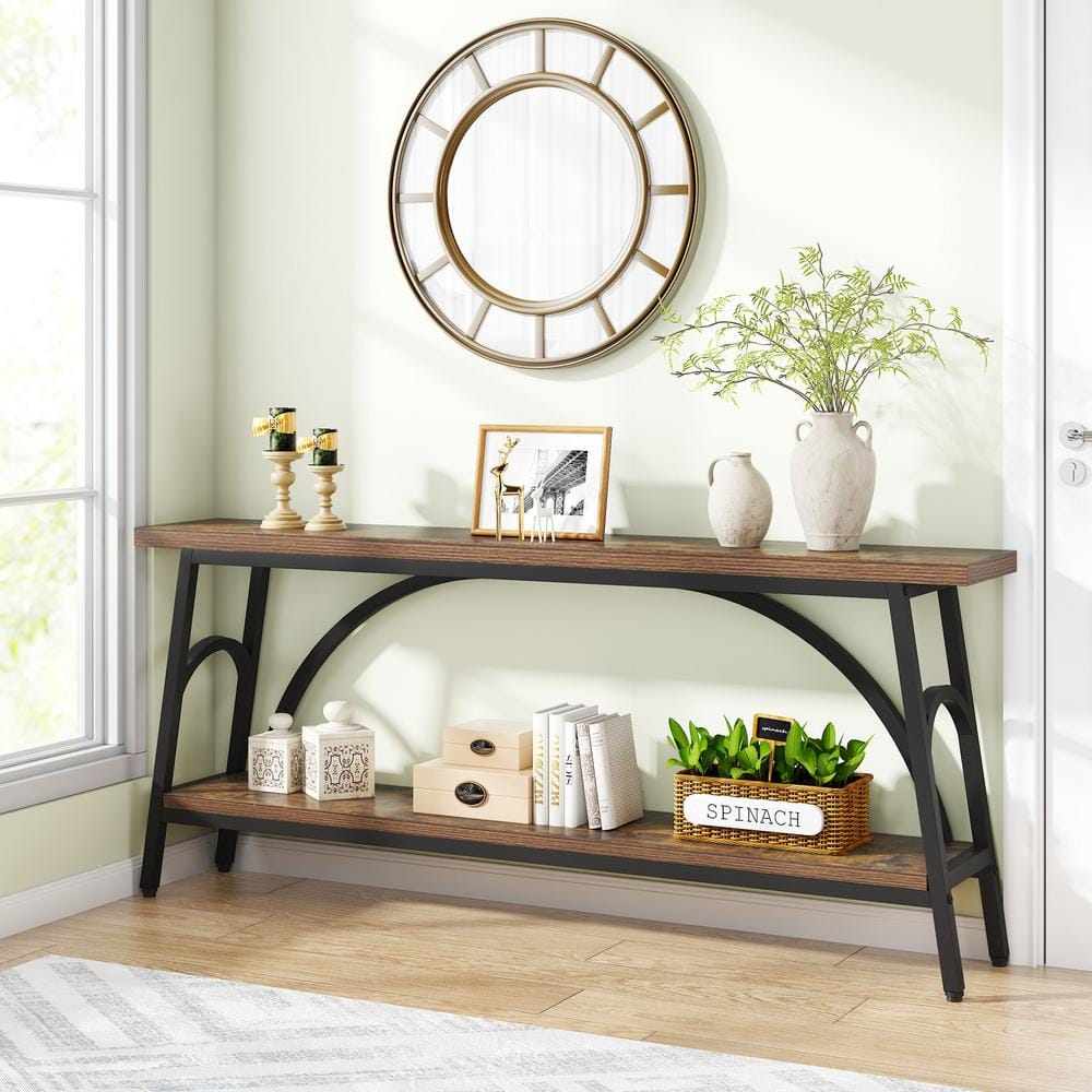 Narrow long console store