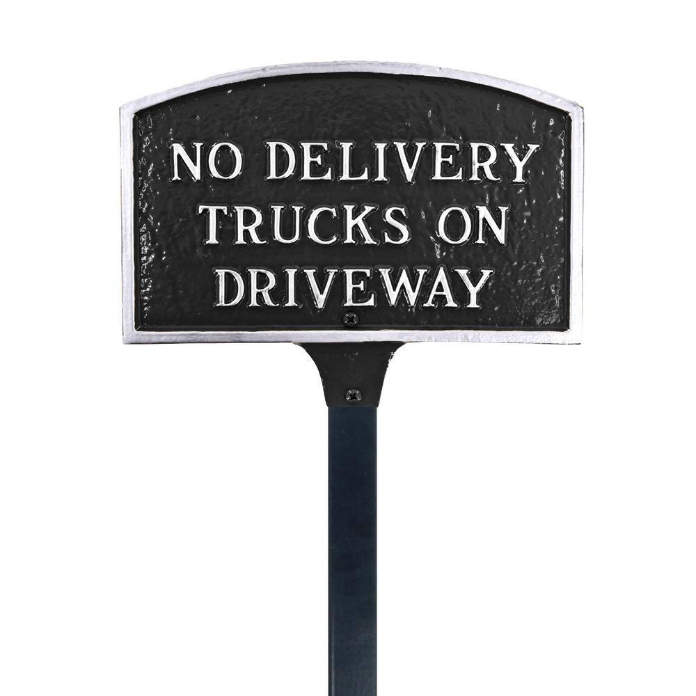 Montague Metal Products No Delivery Trucks on Driveway Standard Arch ...