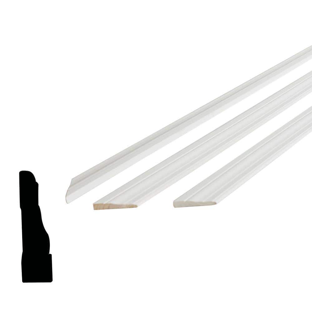 PFM WM 366 11/16 in. x 2-1/4 in. x 84 in. Primed Finger-Jointed Pine ...