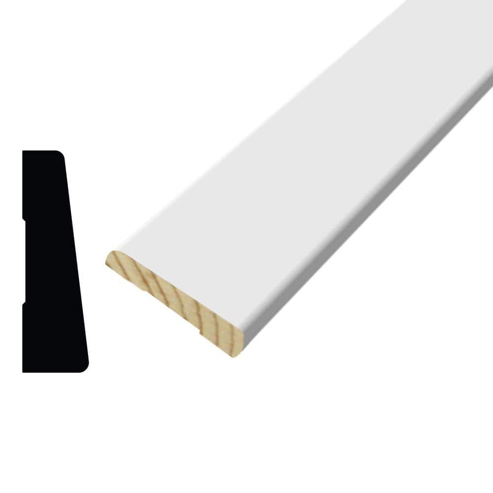 Alexandria Moulding WM 324 11/16 in. x 2-1/4 in. Primed Pine Finger ...