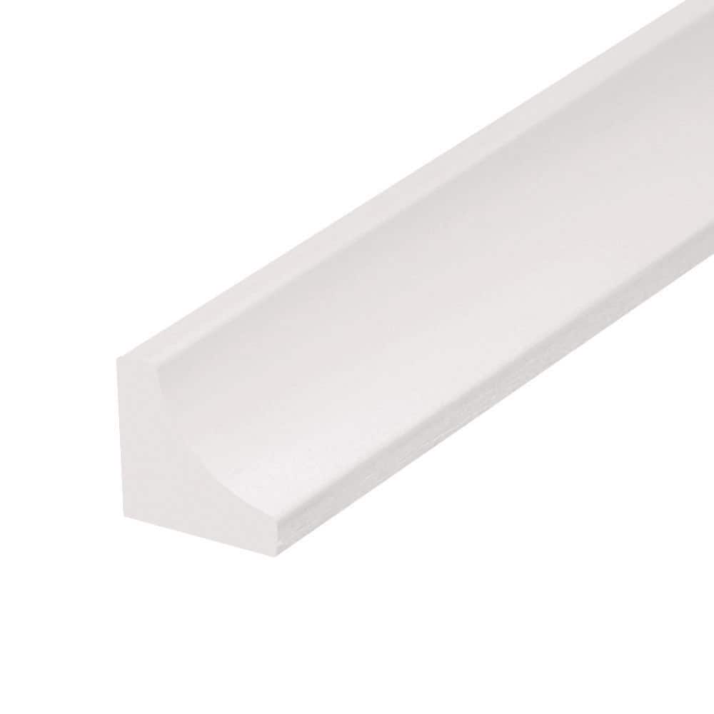 Royal Mouldings 5093 3/4 in. x 3/4 in. x 96 in. Finished PVC White ...