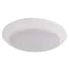 7.25 in. 1-Light Matte White Integrated LED Flush Mount Ceiling Light ...