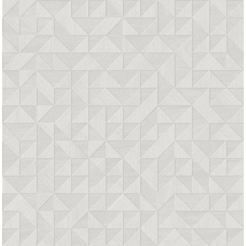 Decorline Gallerie Light Grey Triangle Geometric Light Grey Wallpaper ...