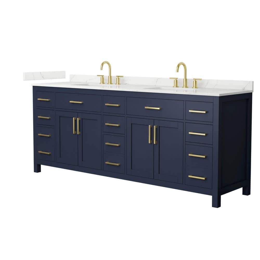 84 Inch Double Vanity With Quartz Top