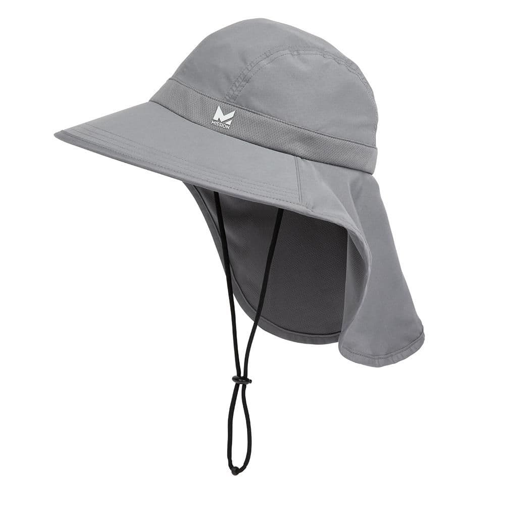 Mission Cooling Sun Protector Polyester Hat-Charcoal 111620B - The Home ...