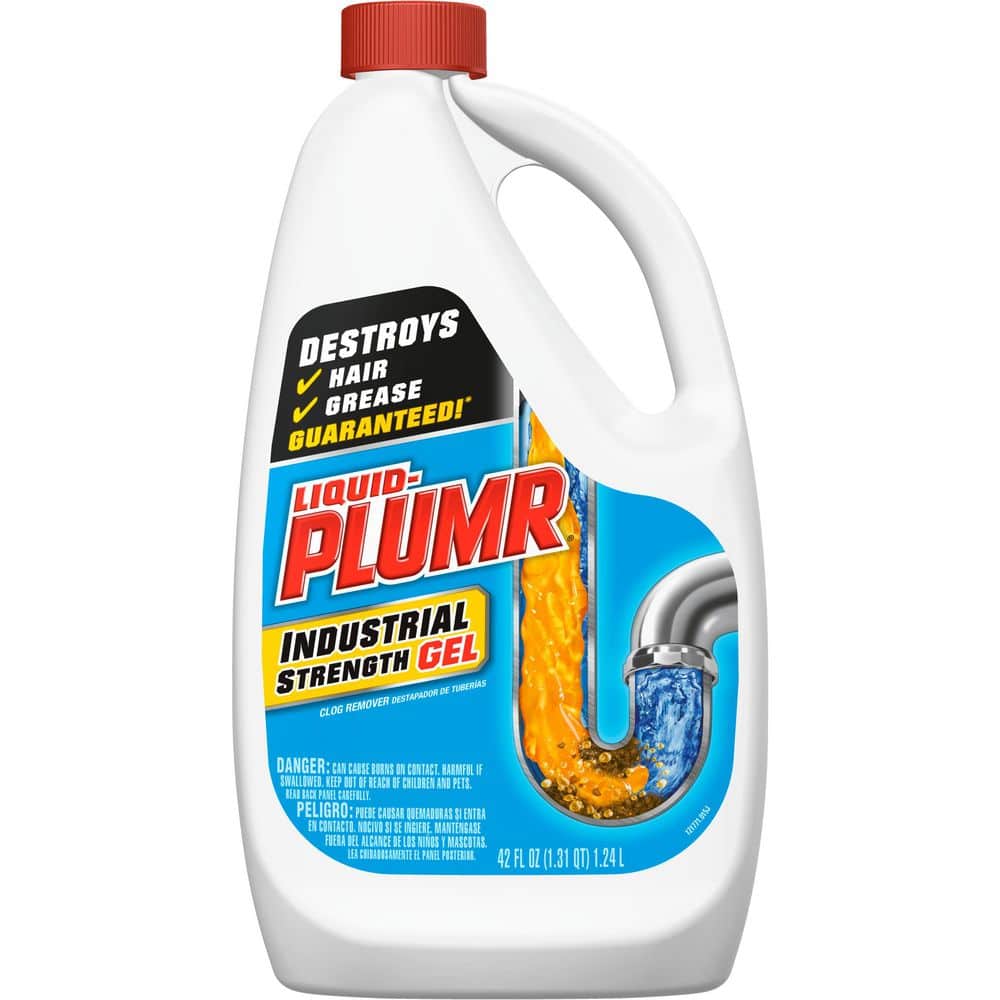 Liquid-Plumr 42 oz. Industrial Strength Gel Drain Cleaner and Drain ...