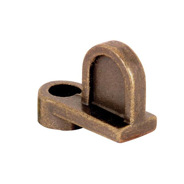 Prime-Line 1/16 in. Bronze Diecast Screen Clip Flush (100-pack) PL ...