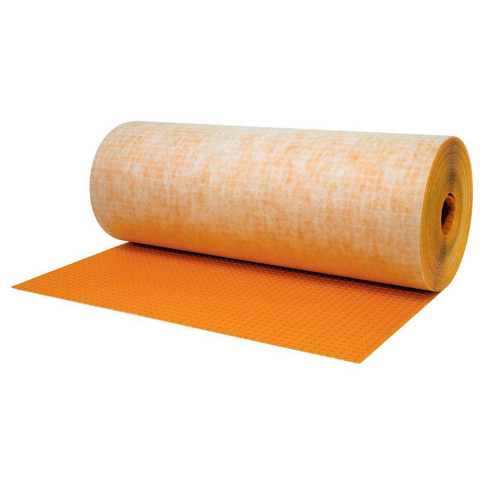 Schluter Ditra 54 Sq Ft 3 Ft 3 In X 16 Ft 5 In X 1 8 In Thick