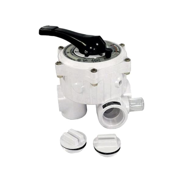 HAYWARD Pro Series Vari-Flo 1-1/2 in. Side-Mount Multi-Port Pool Valve ...