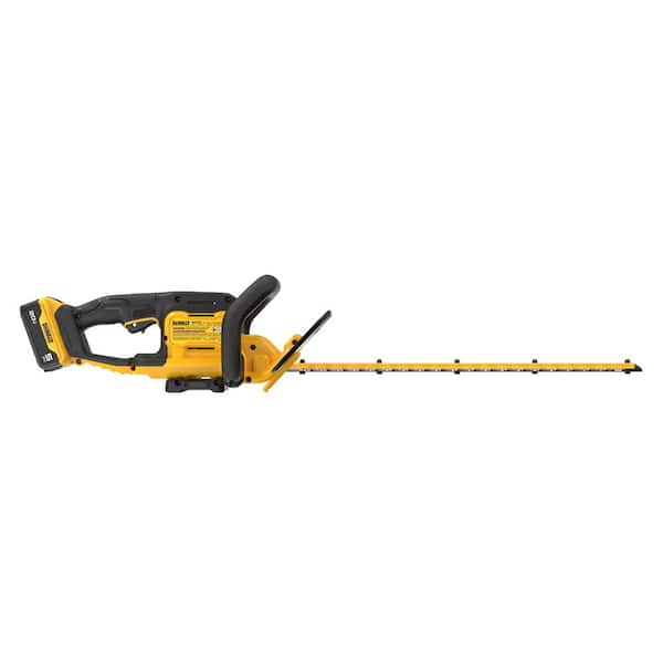 DEWALT 20V MAX 22 in. Cordless Battery Powered Hedge Trimmer with 5 Ah ...