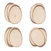 Walnut Hollow 1 in. x 8 in. x 8 in. Basswood Medium Round Live Edge ...