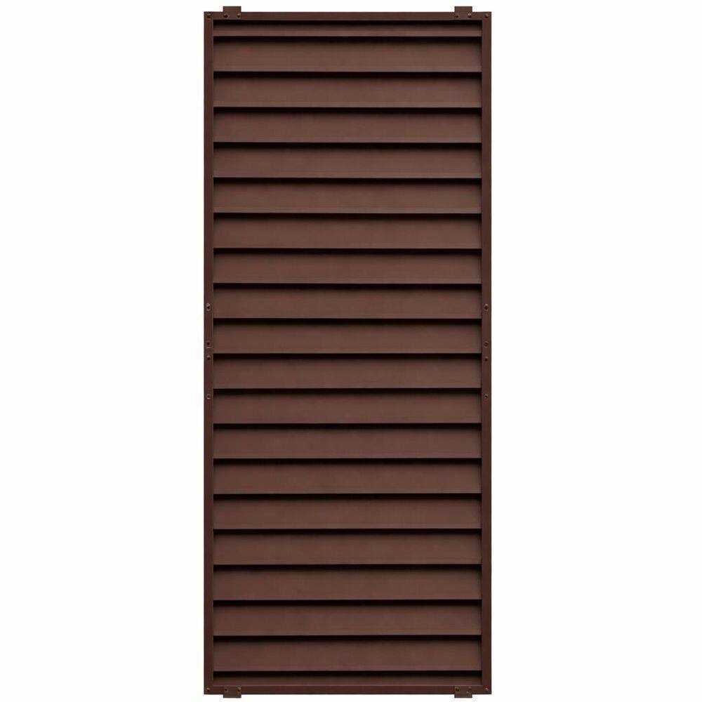 7 ft. x 2 ft. Aluminum Outdoor Louvered Pergola Accessories Pergola ...