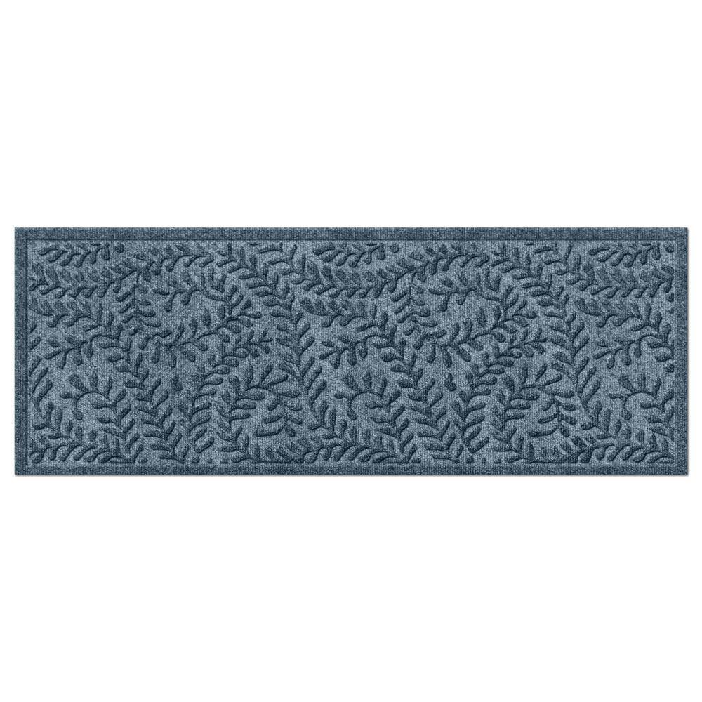 Bungalow Flooring WaterHog Boxwood Bluestone 22 in. x 60 in. PET ...
