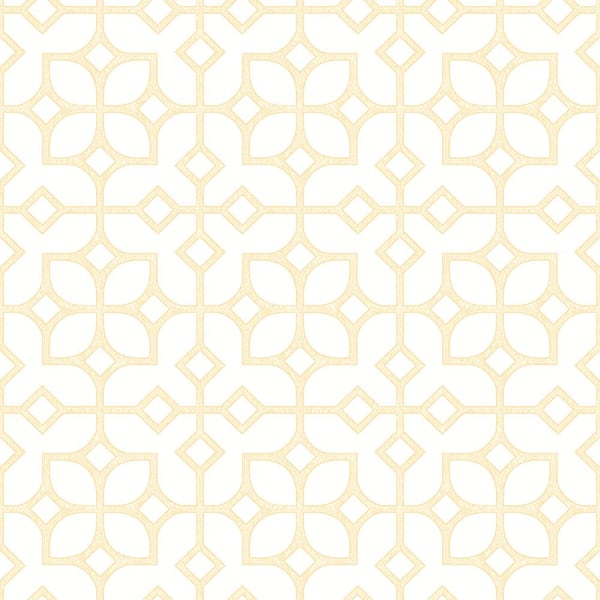 A-Street Prints Maze Yellow Tile Yellow Wallpaper Sample 2697-78023SAM ...