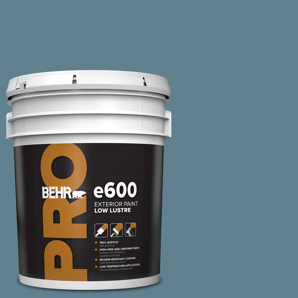 BEHR PRO 5 gal. #S470-5 Blueprint Low Luster Exterior Paint PR62305 ...