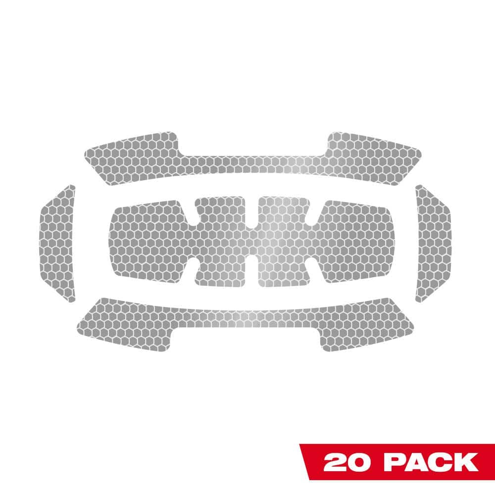 Milwaukee BOLT Silver 5 Piece Reflective Sticker Set (20-Pack) 48-73 ...