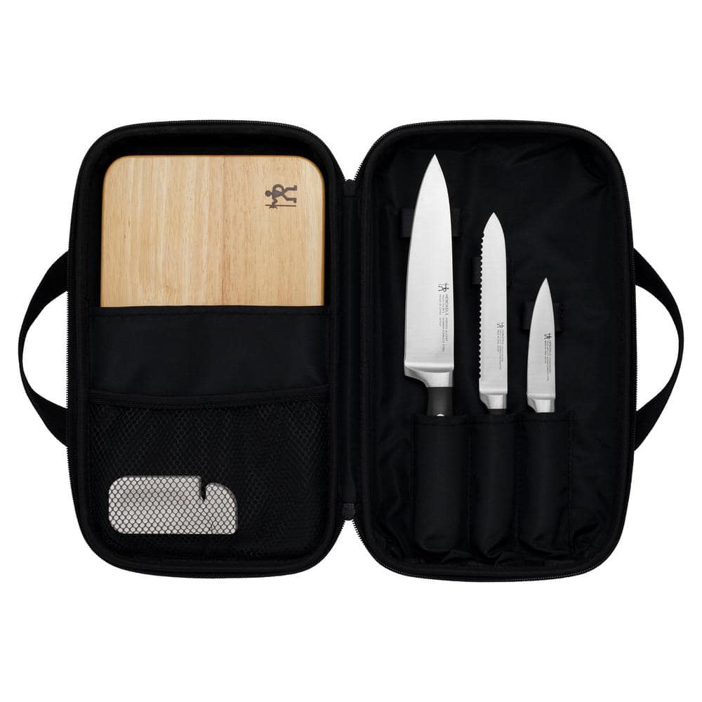 Henckels Forged Accent 9-Piece Stainless Steel Knife Travel Set 1025282 ...