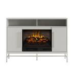 SCOTT LIVING KAPLAN 48 in. Freestanding Media Console Wooden Electric ...