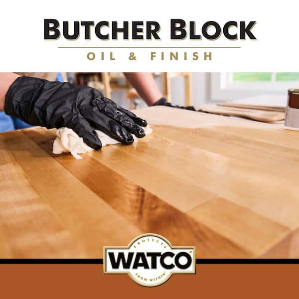 Watco 1 Pint Butcher Block Oil in Clear 241758 - The Home Depot