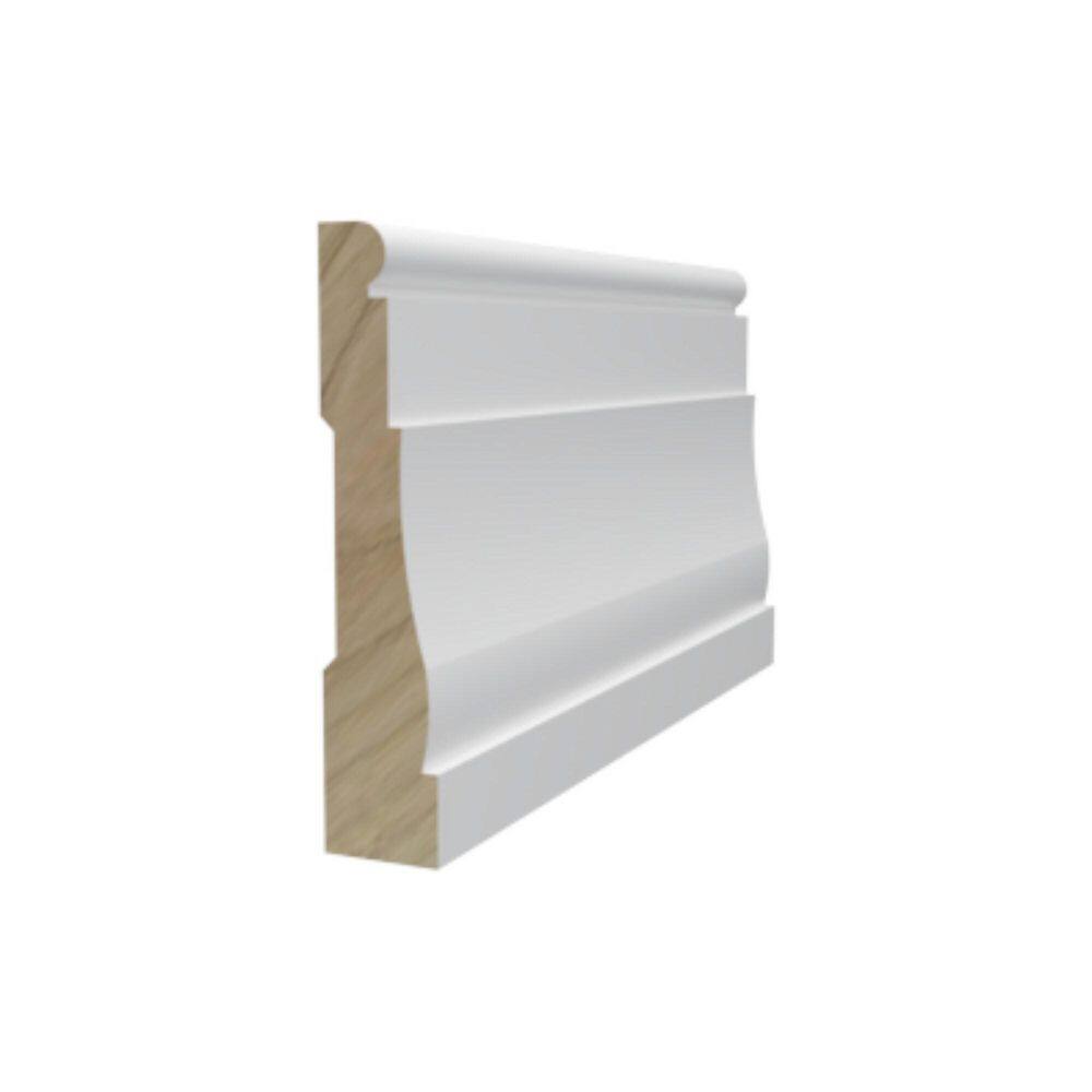 PrimeLinx 1 in. T x 3 in. W x 17 ft. L Primed FJEG RAD Pine (1-Pack ...