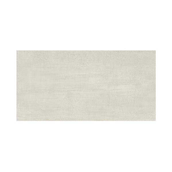 Corso Italia Unico White Matte 12 in. x 24 in. Concrete Look Porcelain ...